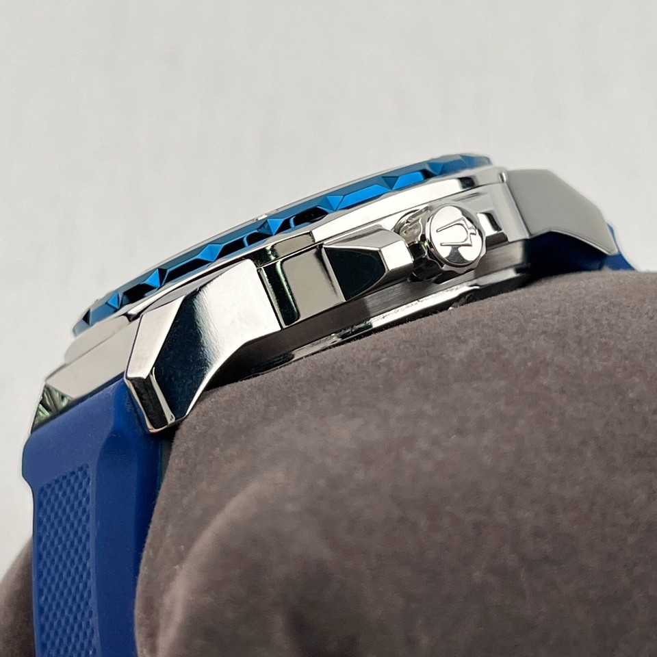 Bulova Marine Star Automatic Blue Dial Blue Rubber Strap Men's Watch ...