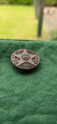 LOYAL DUBLIN VOLUNTEERS LDV LAPEL BADGE - ULSTER VOLUNTEER FORCE UVF ...