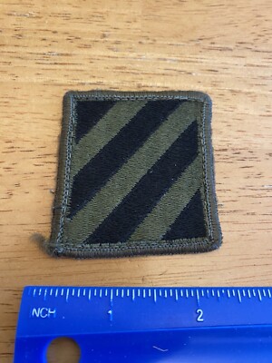 US Army 3rd Infantry Division Patch Subdued INV5644 | eBay