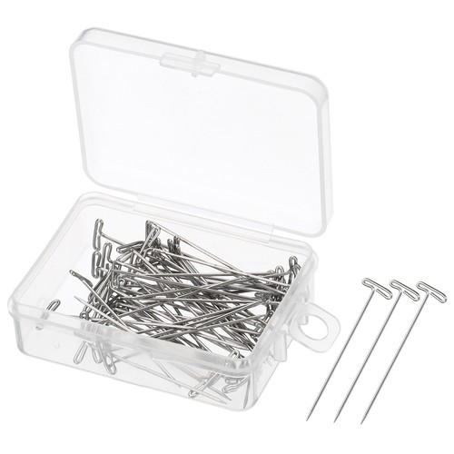 50Pcs T Pins Stainless Steel T-Pins 2 Inch Straight T-Pins Silver | eBay