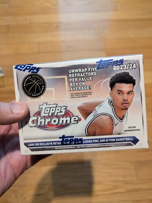 2023/24 Topps Chrome NBA Basketball Sealed Blaster Box - LOT OF 10 🔥🔥 ...