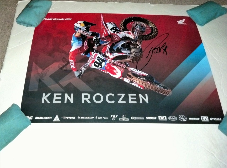 2020 Ken Roczen Team Honda Supercross Motocross poster | eBay