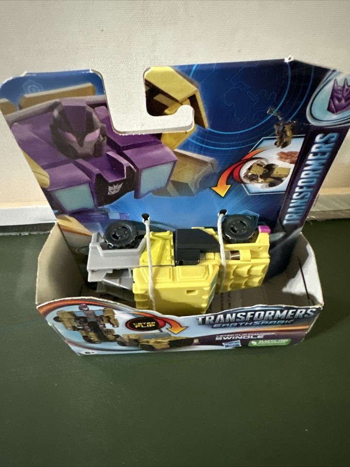 Transformers EarthSpark 1-Step Flip Changer Swindle NIB Hasbro 2023 NEW ...