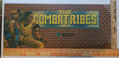 COMBATRIBES Original Arcade Video Game Marquee taller version | eBay