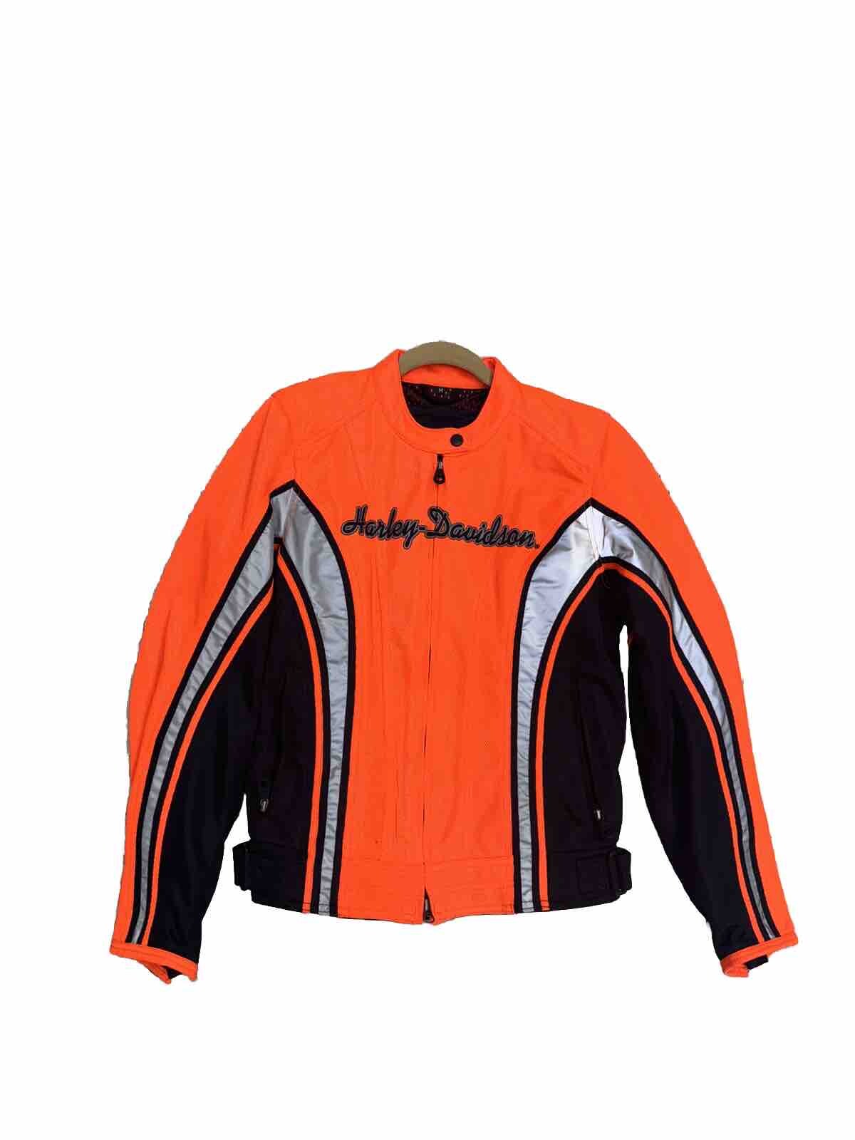 Harley Davidson High Visibility Reflective Motorcycle Jacket Biker ...