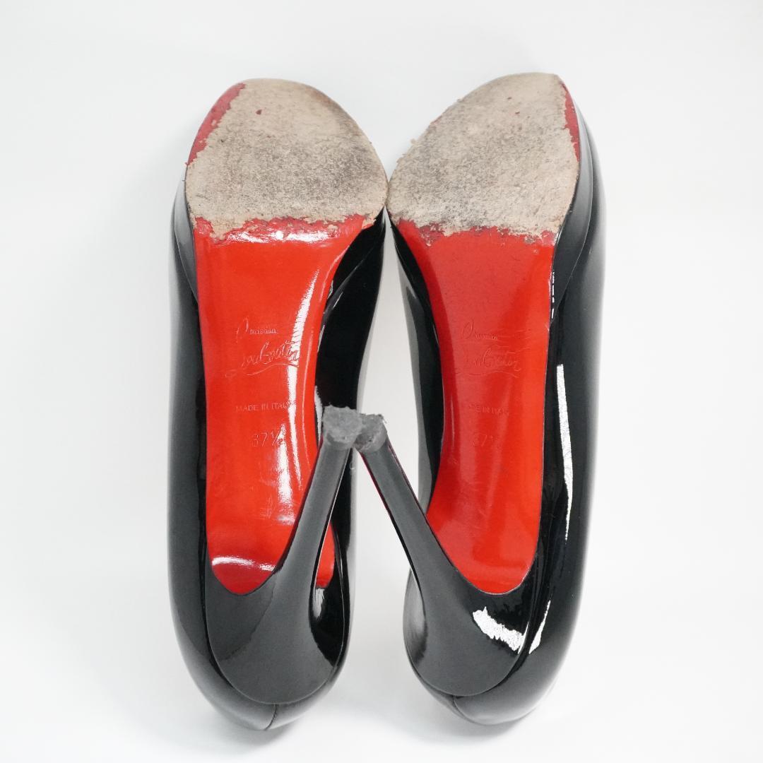 Christian Louboutin NEW SIMPLE PUMP 120 PATENT CALF BLACK Christian Louboutin NEW SIMPLE PUMP 120 PATENT CALF BLACK