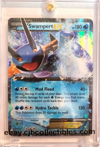Pokémon SWAMPERT EX XY55 Holo Rare XY Promos - Played 🍒 | eBay