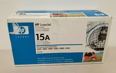 **Genuine HP C7115A (BLACK) TONER OEM 15A OPEN BOX** | eBay