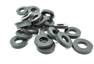 5/8" ID Thick Rubber Washers 1 1/4" OD x 1/4" Thick Various Pack Sizes ...