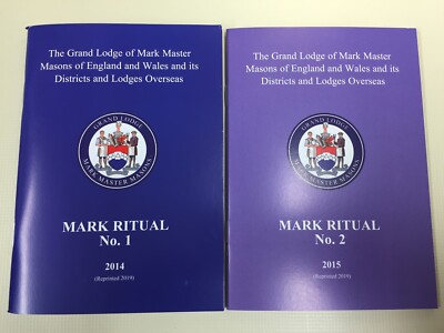 Masonic Mark Master Mason Ritual Books No 1 or No 2 | eBay
