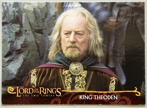 The Lord Of The Rings: The Two Towers - King Theoden Trading Card #C9 ...