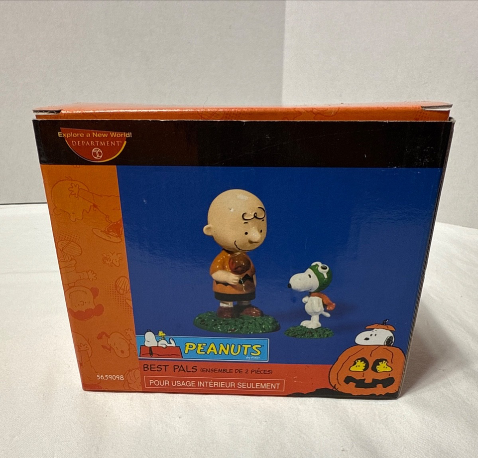 Dept 56 Peanuts Best Pals, Hallmark Peanuts Pumpkin Patch Halloween ...