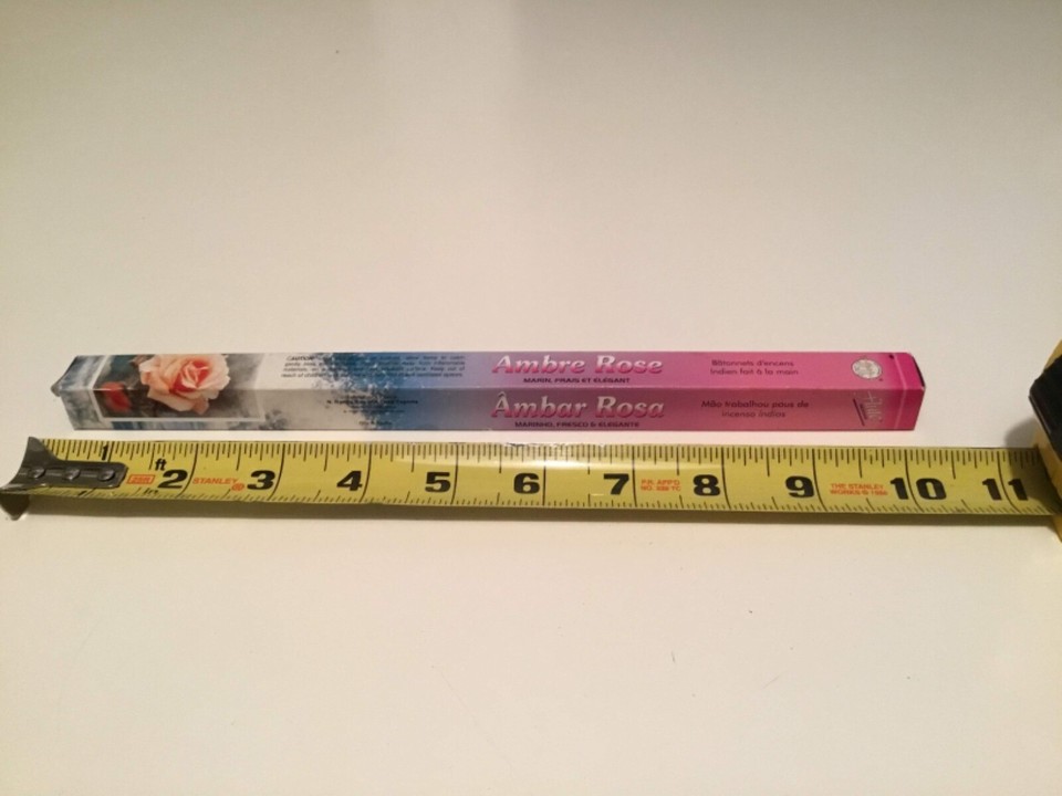Amber Rose Flute Incense | eBay