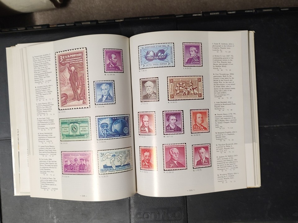Pictorial Treasury of U.S. Stamps 1974 1st Edition Illustrated Enlarged ...