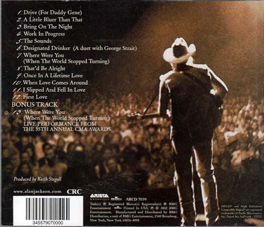 Drive ~ Alan Jackson ~ Contemporary Country ~ CD ~ Used VG | eBay