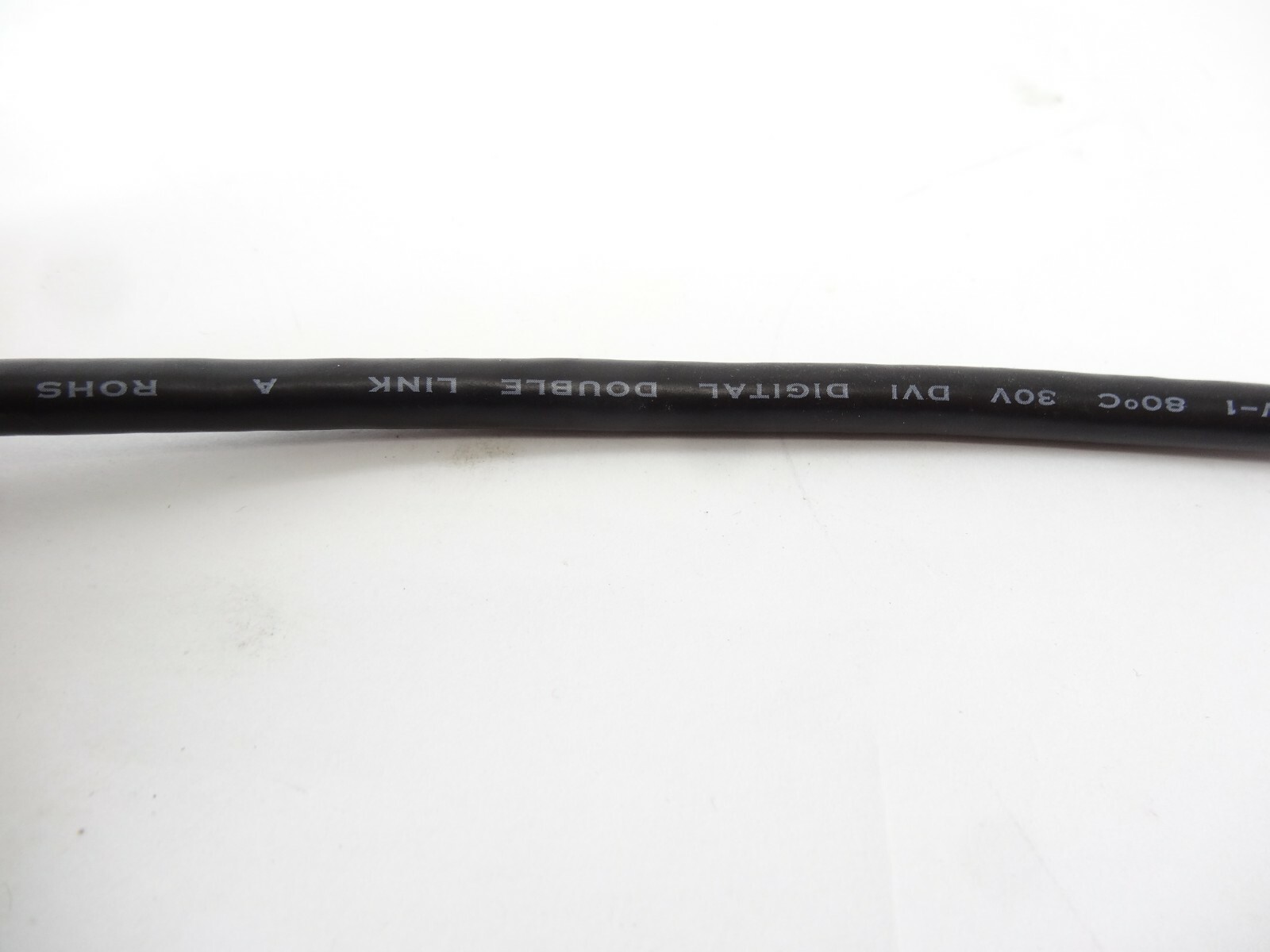 27" Male To Male DVI-D Splitter Cable (Black) AWM E238846 Style 20276 ...