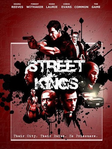 STREET KINGS Movie POSTER 27x40 E Keanu Reeves Hugh Laurie Forest ...