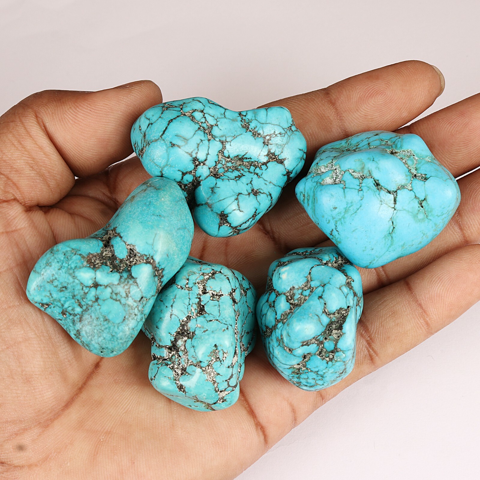 Naturel Bleu Turquoise Pépite Brut Desseré Pierre Précieuse 30-35 Ct ...
