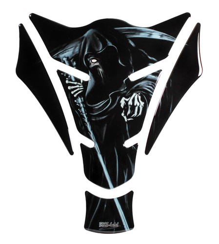 Motorcycle 3D sticker tank pad-grim reaper paint protection film ...