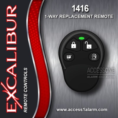 NEW Excalibur Omega 1416 4-Button Replacement Remote Control ELVNTQF ...