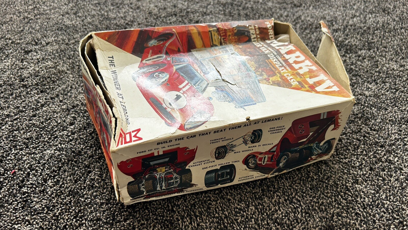 RARE MPC Ford Mark IV Trailer Van 504-300 1/25 Scale Model Kit HTF ...