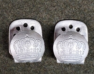 WWI German 1915coat hooks(ramps) silver finish, unpainted zinc sold in ...