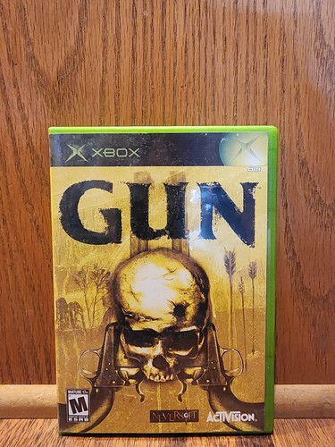 Gun Microsoft Original Xbox CIB Complete Tested Video Game Neversoft ...