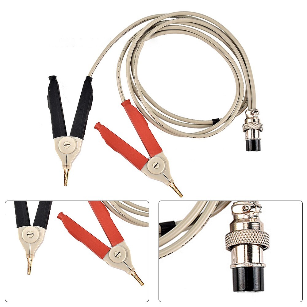 Convenient LCR Meter Test Cable Terminal 81mm Clip Length Safe and ...