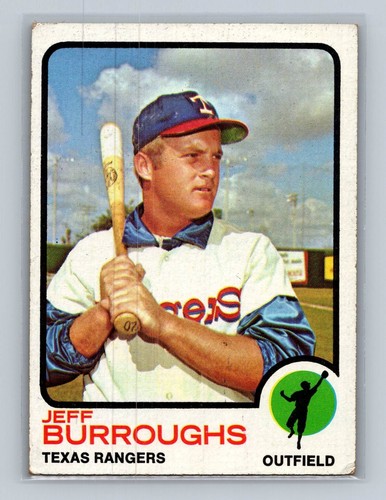 1973 Topps Jeff Burroughs Texas Rangers Baseball Card #489 | eBay