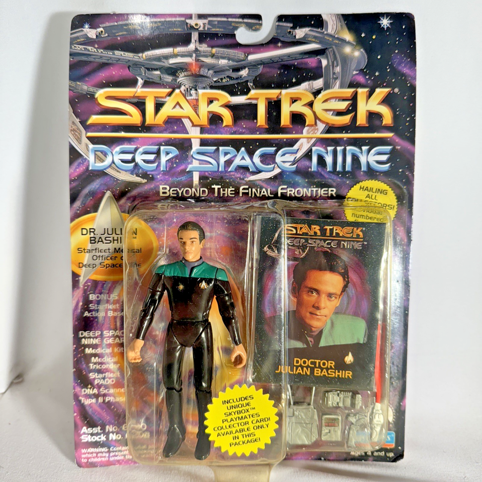 1993 Star Trek DS9 5" Dr Julian Bashir Action Figure Playmates NIP | eBay