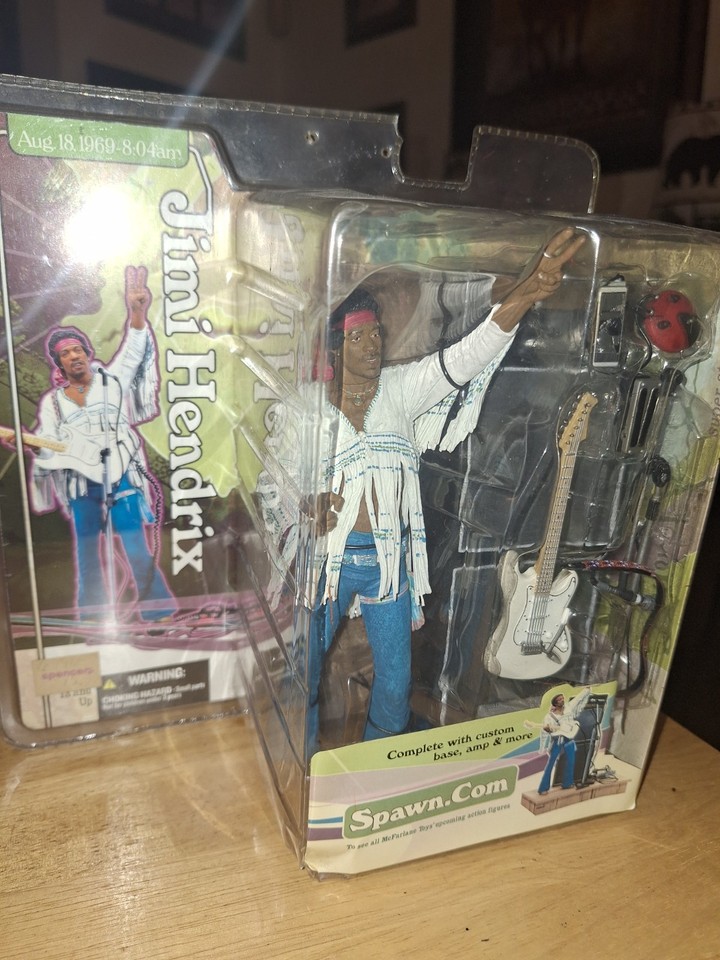 2003 McFarlane Toys Jimi Hendrix Woodstock Concert Aug. 18th 1969 ...