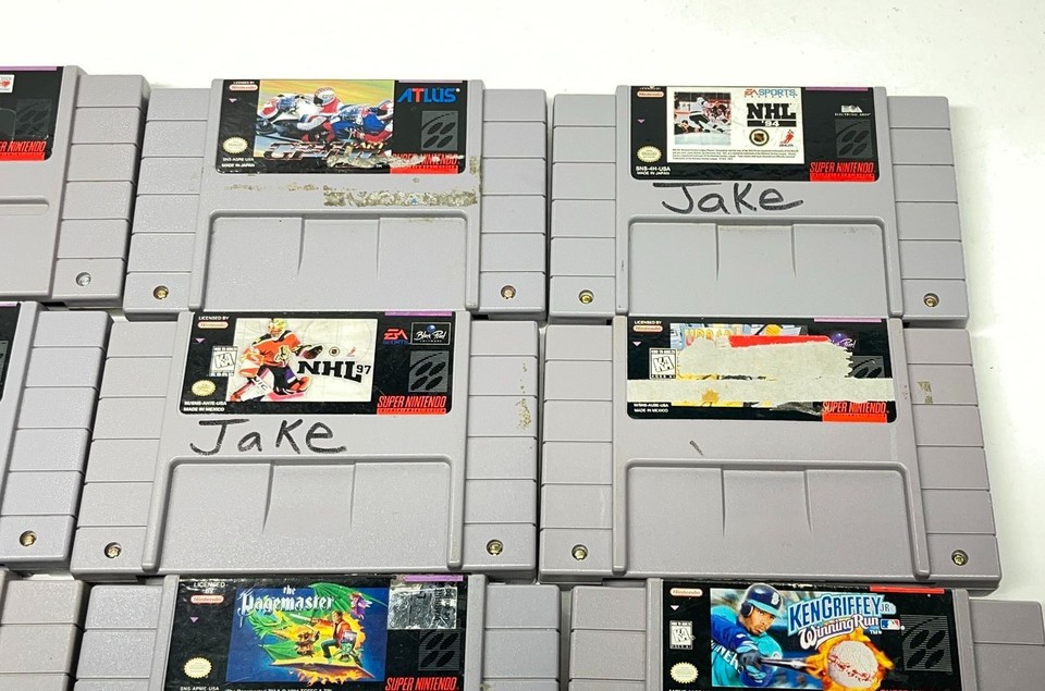 Lot of 18 Super Nintendo Entertainment System SNES Games | eBay