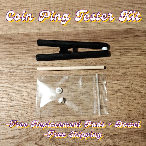 Coin Ping Tester Kit - Made in USA - Free Shipping - Gold & Silver Coin ...