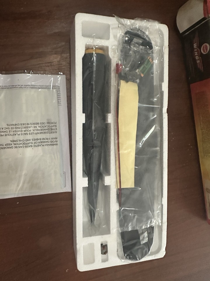 Vintage Cox Wings F4U Corsair RC Airplane ARF Kit 3-Channel NOS Box ...