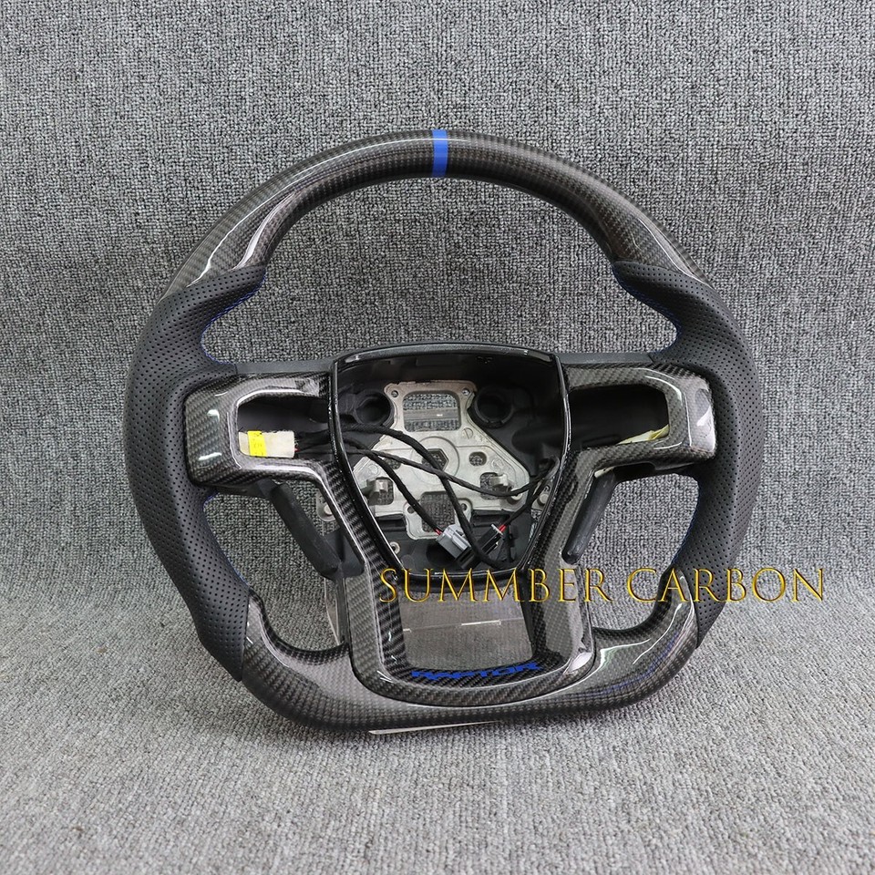 2015-2020 Ford F150 Raptor Matte Carbon Fiber Steering Wheel Fit Ford ...