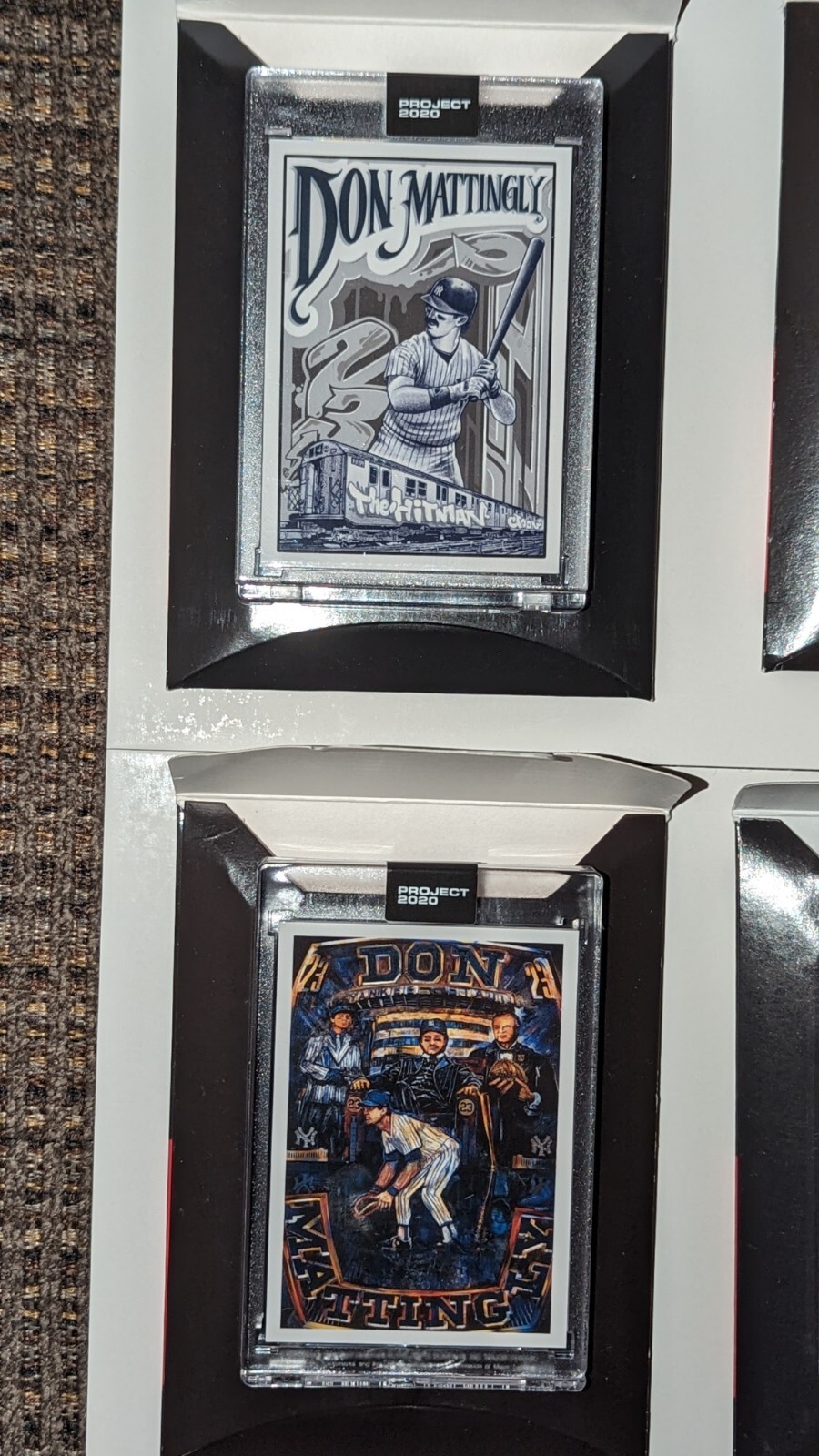 TOPPS Project 2020 DON "The HitMan" MATTINGLY 4 Pack Sealed With ...
