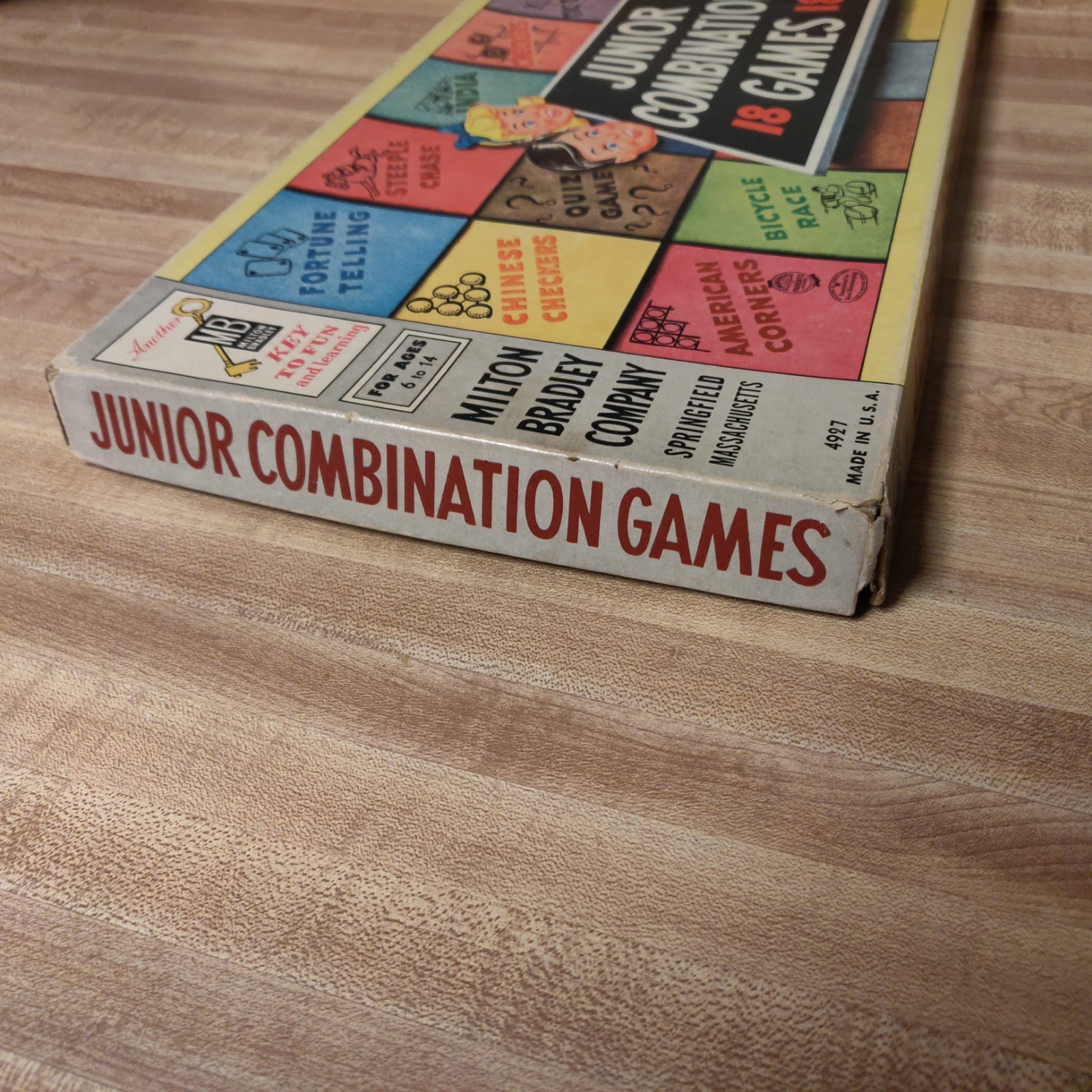 Junior Combination Board Game 18 games in one - Milton Bradley 4927 | eBay