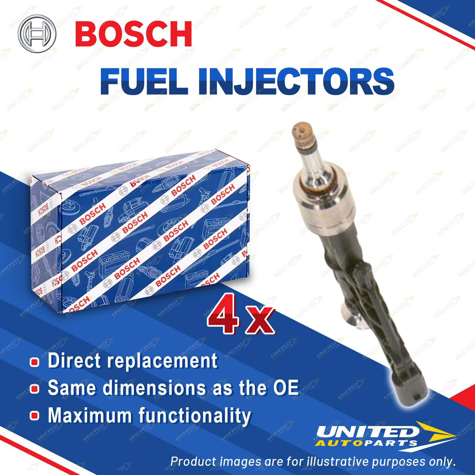 4 x Fuel Injectors for BMW 120I 125I 220I 230I 225I 330E 320I 330I 420I ...