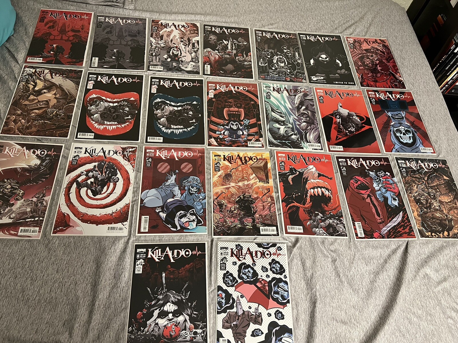 Kill Audio #1-6 Set with Alternate Covers And Rares! Coheed And Cambria ...