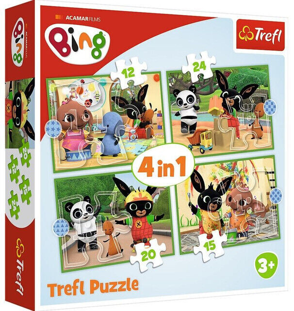 TREFL BING Puzzle 4 in 1 set for sale online | eBay