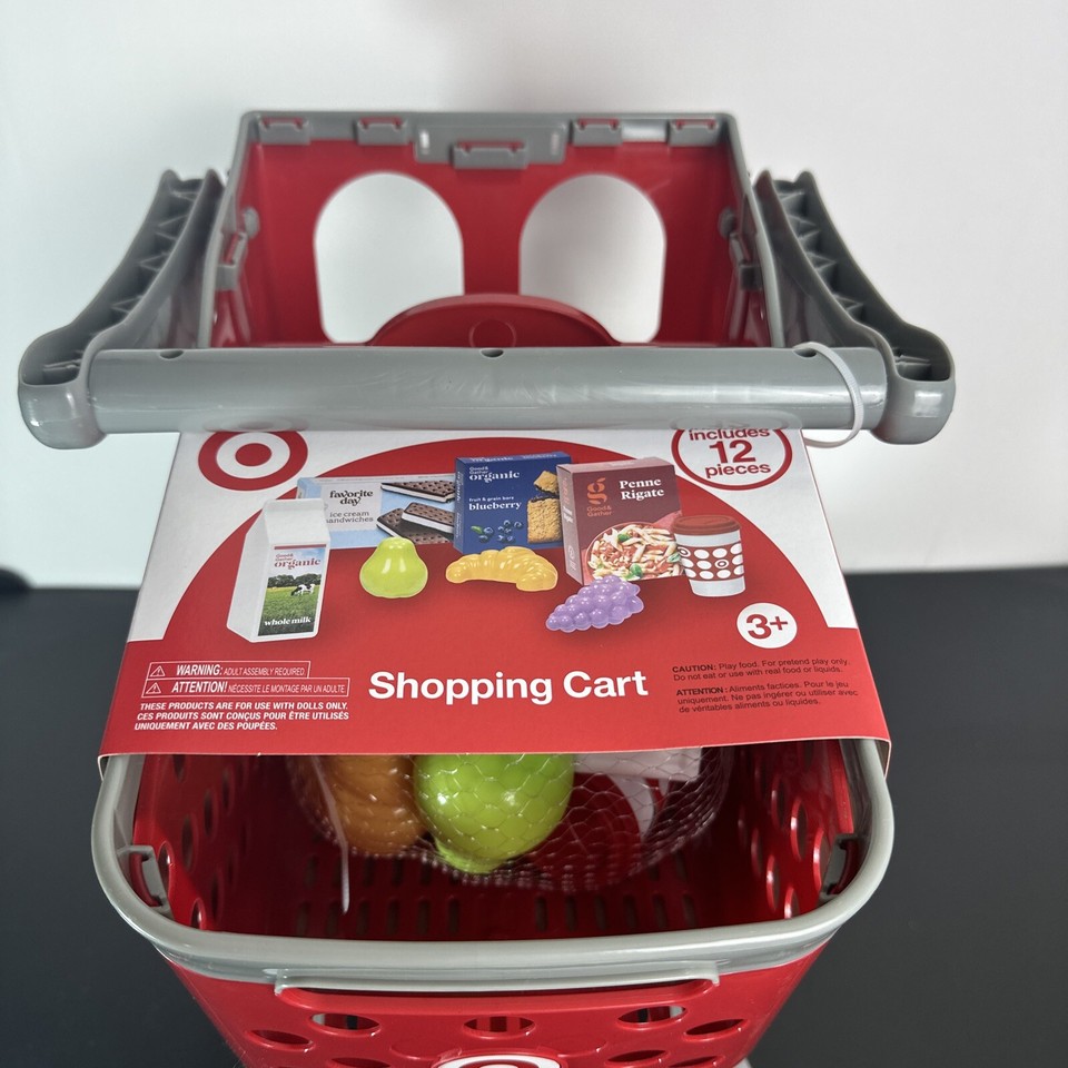 Target Toy Shopping Cart 12 Pieces Kids Target Mini Cart NEW Never ...