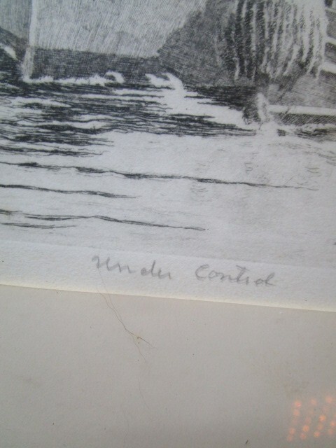 Don Swan Lithograph Etching "Under Control" Pencil Signed | eBay