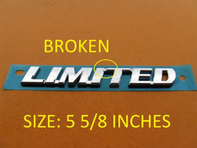 TOYOTA TUNDRA SEQUOIA TACOMA 4RUNNER RAV4 LIMITED EMBLEM LOGO BADGE ...