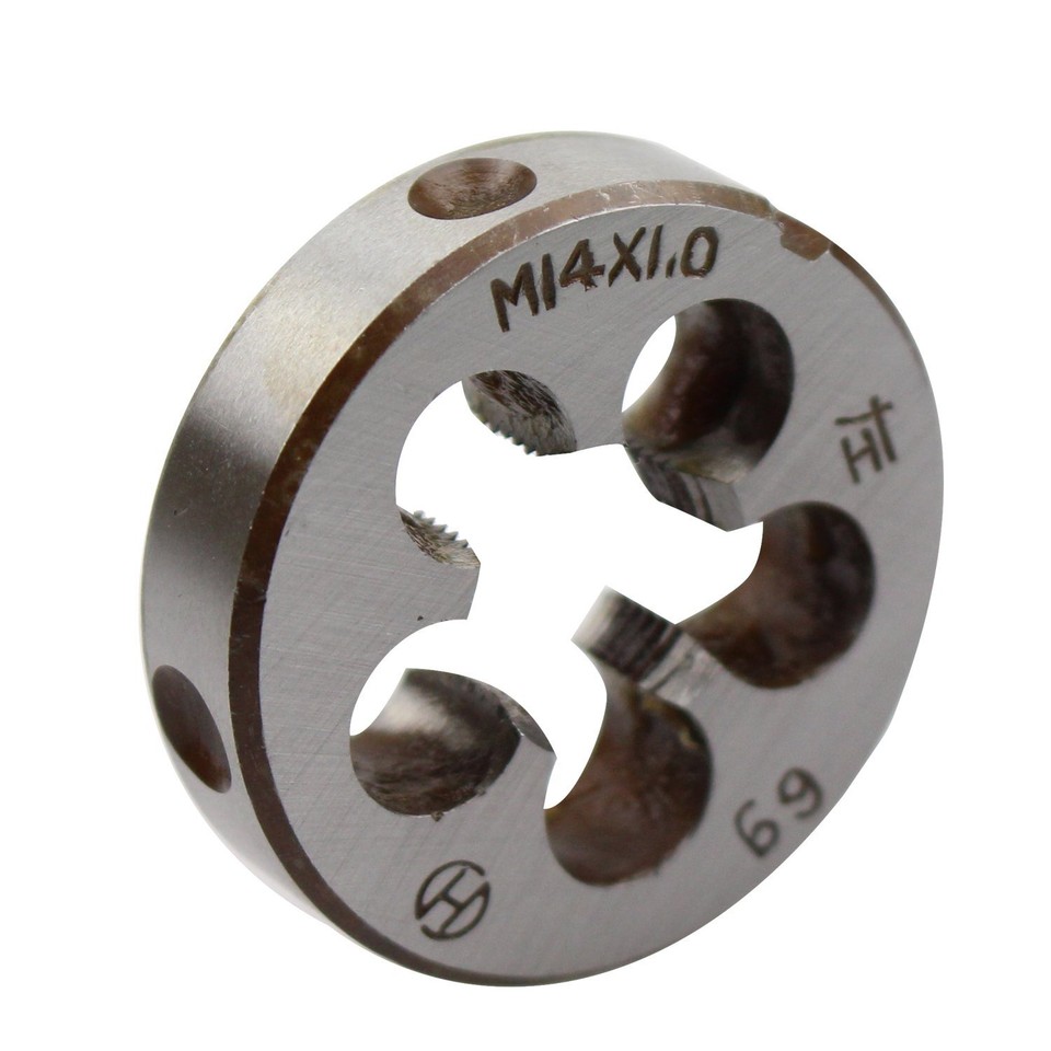14mm X 1 Metric Right Hand Round Die, Machine Thread Die M14 X 1.0mm ...