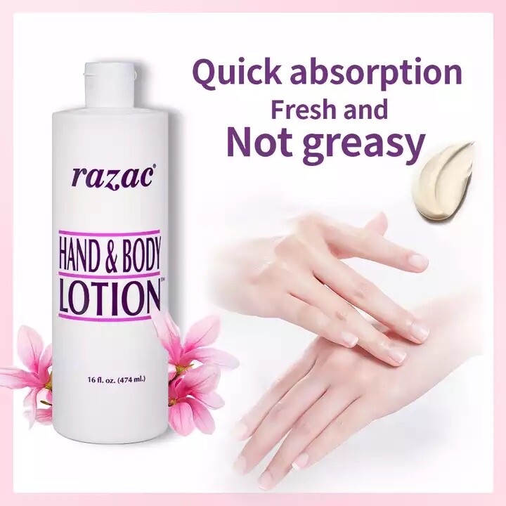 Razac Hand & Body Lotion 16 oz Deep Moisturizing, Non-Greasy Formula ...