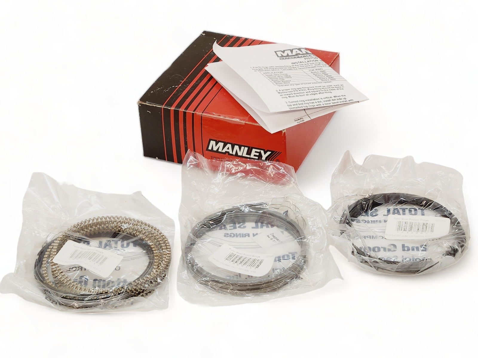 Manley Total Seal Chevy Small Block LS 4.125 4.130in File Fit Ring Set ...