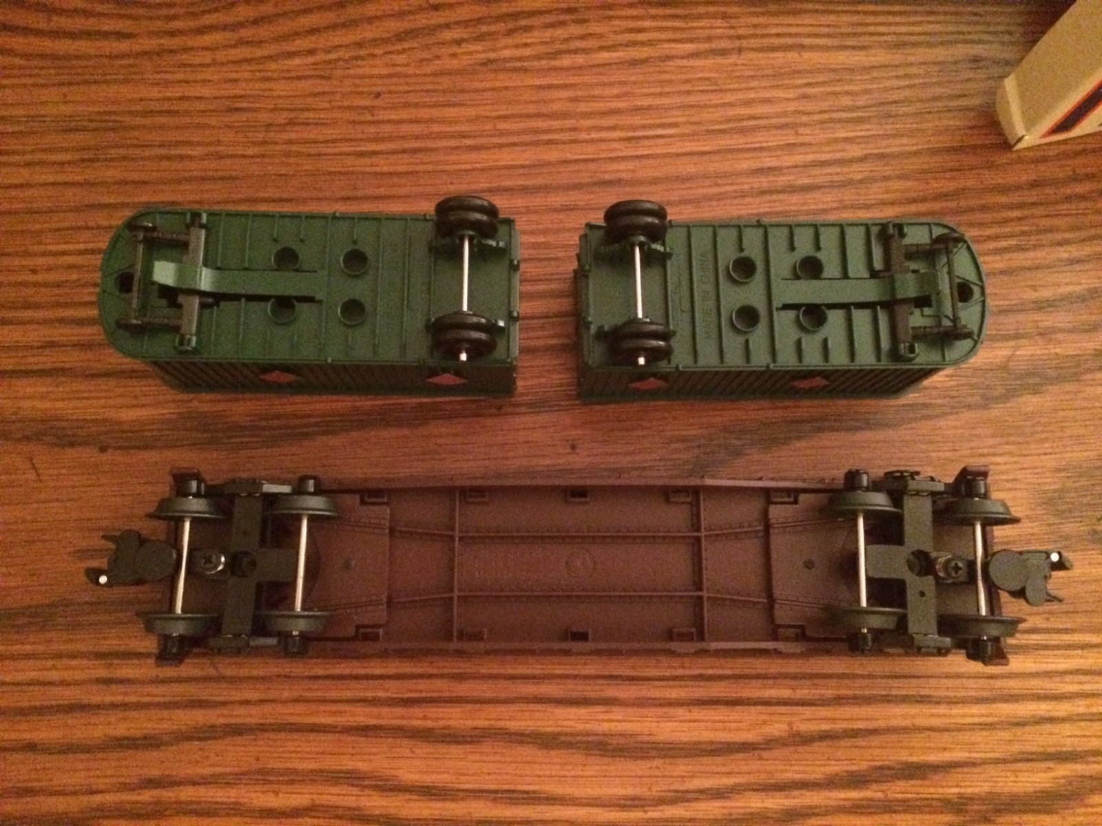 Lionel 26672 Pennsylvania Flat Car with REA Trailers New in Box! | eBay