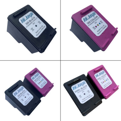305 / 305XL / Black / Colour Ink Cartridges For HP DeskJet 2722e ...