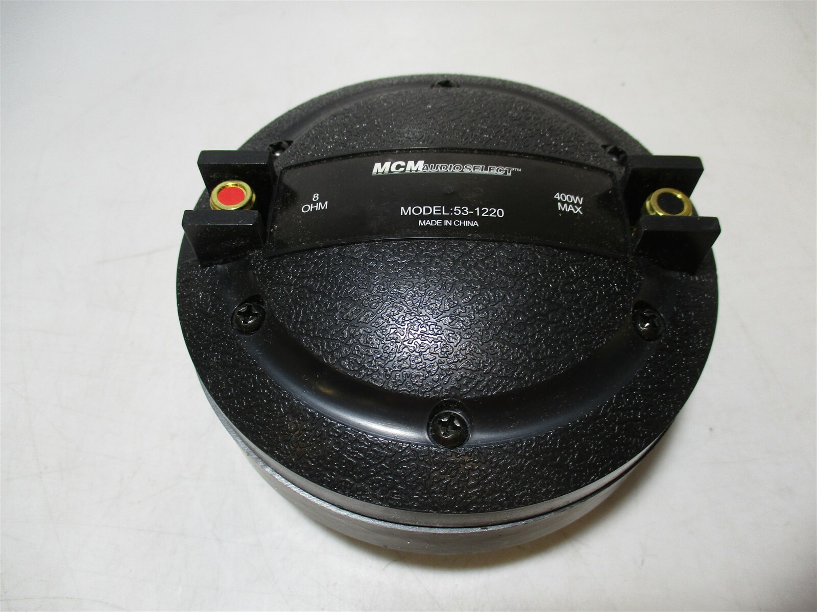 MCM Audio Select (53-1210) Threaded 100W Titanium Compression Tweeter ...