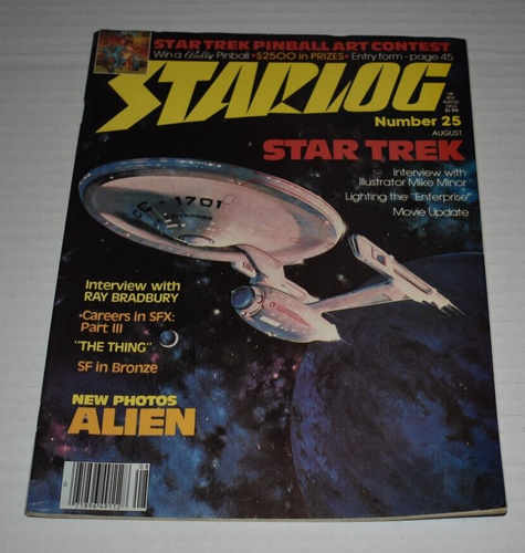 STARLOG Magazine #25 August 1979 Star Trek Alien | eBay